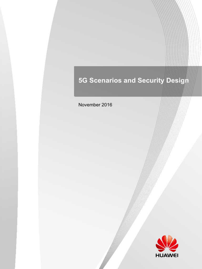 5g Scenarios and Security Design | PDF | Computer Network | Security