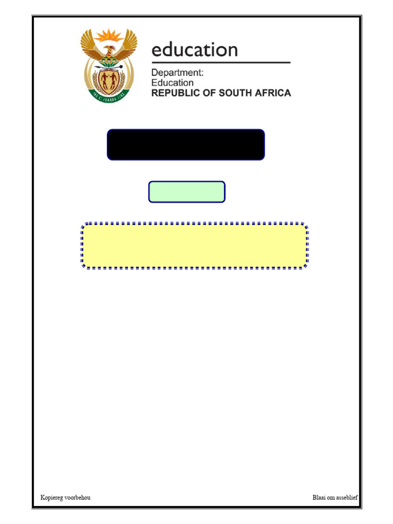 2008pp Mathematics P1 Afr Nov 2008 | PDF