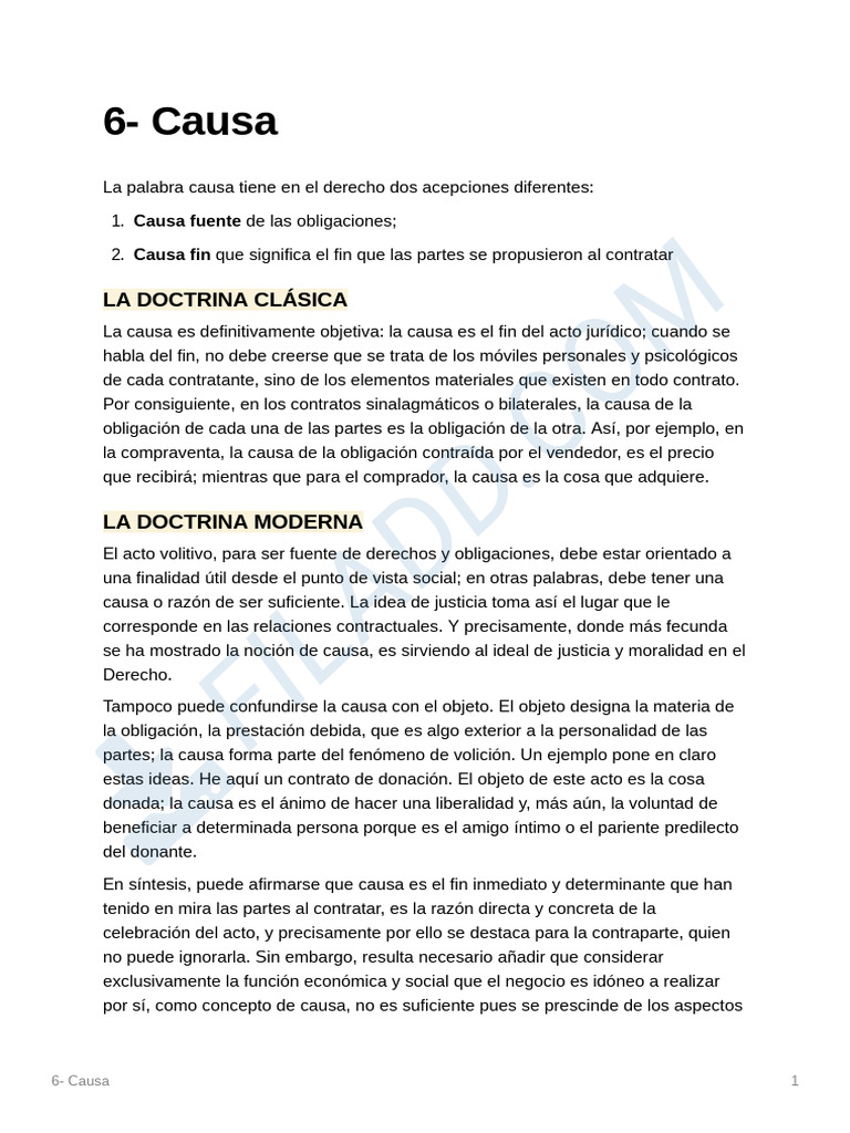 6-Causa | PDF