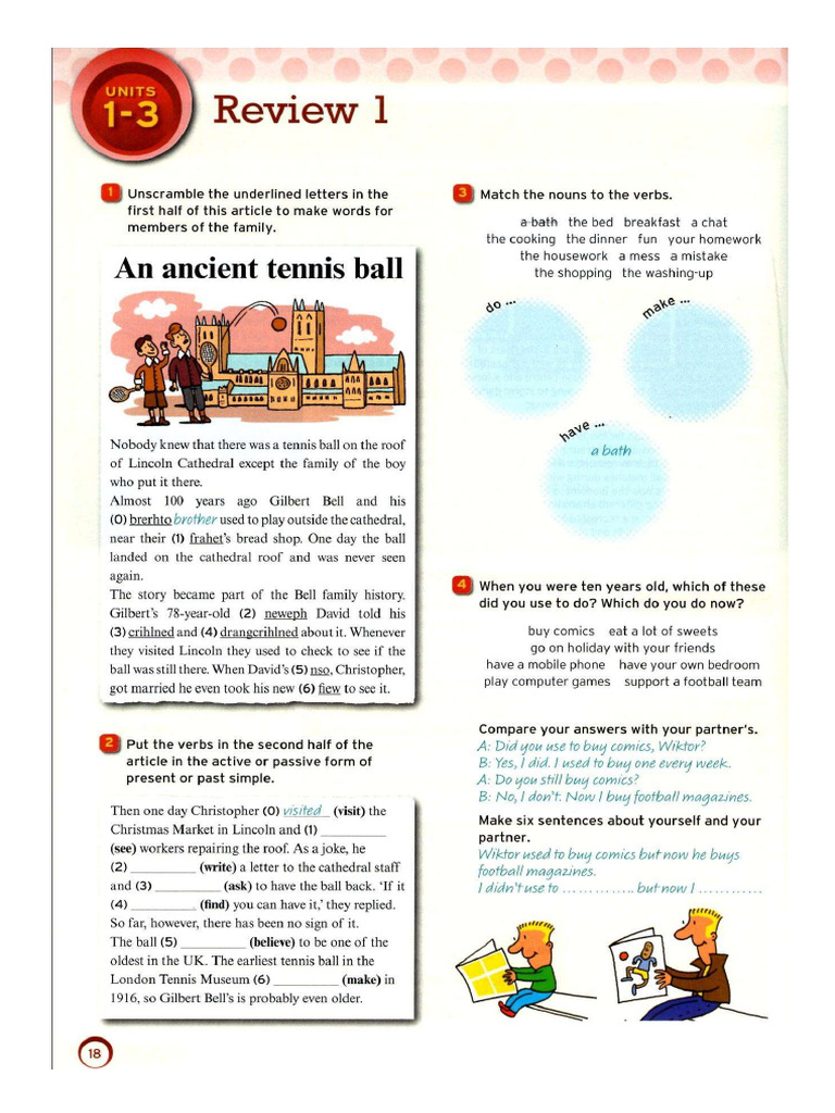 PET Coursebook-Ureview1 | PDF