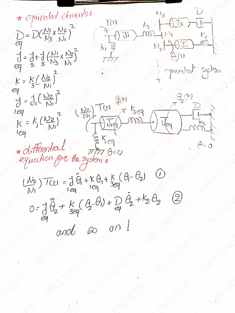 Rotational System Examples | PDF