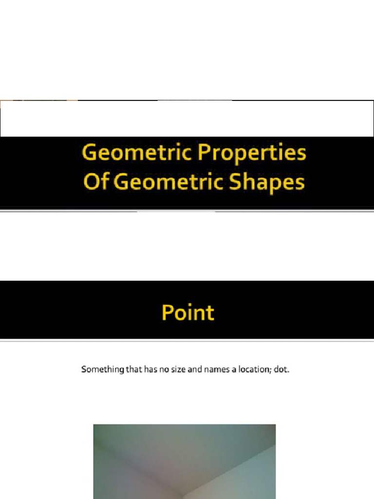 Geometry Shapes | PDF