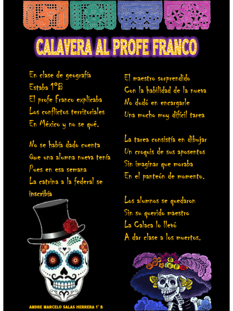 Calaveras Secundarios | PDF