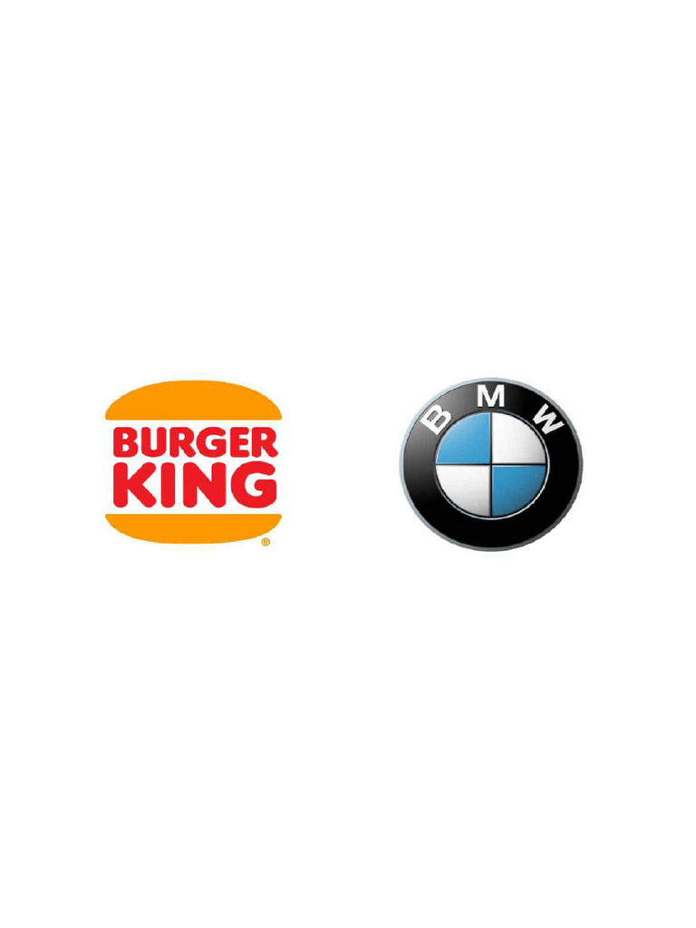 Ejemplos de Isologo Burger King BMW | PDF