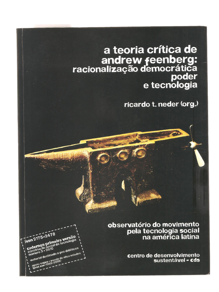 A Teoria Critica de Andrew Feenberg | PDF