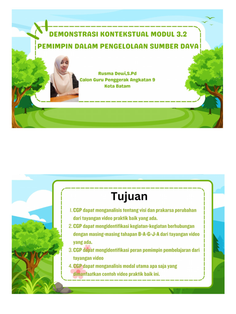 Demonstrasi Kontekstual Modul 3.2 - Rusma Dewi - Kaca 1 - 18 - PDF Online - PubHTML5 | PDF