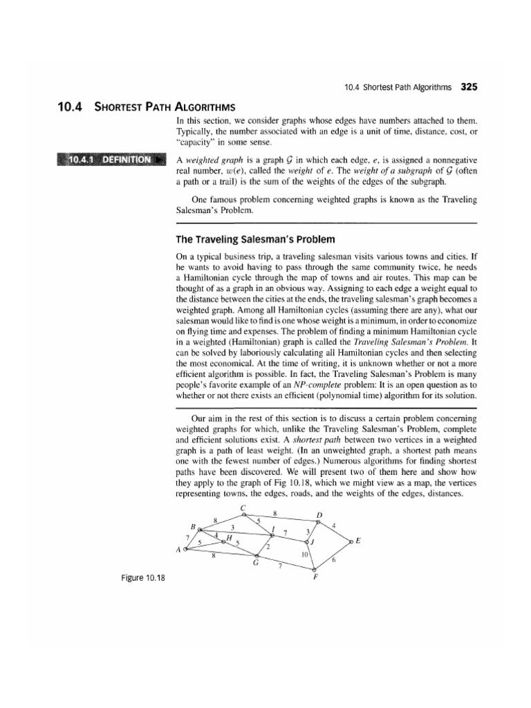 Dijkstras Algo From Goodoire Book | PDF