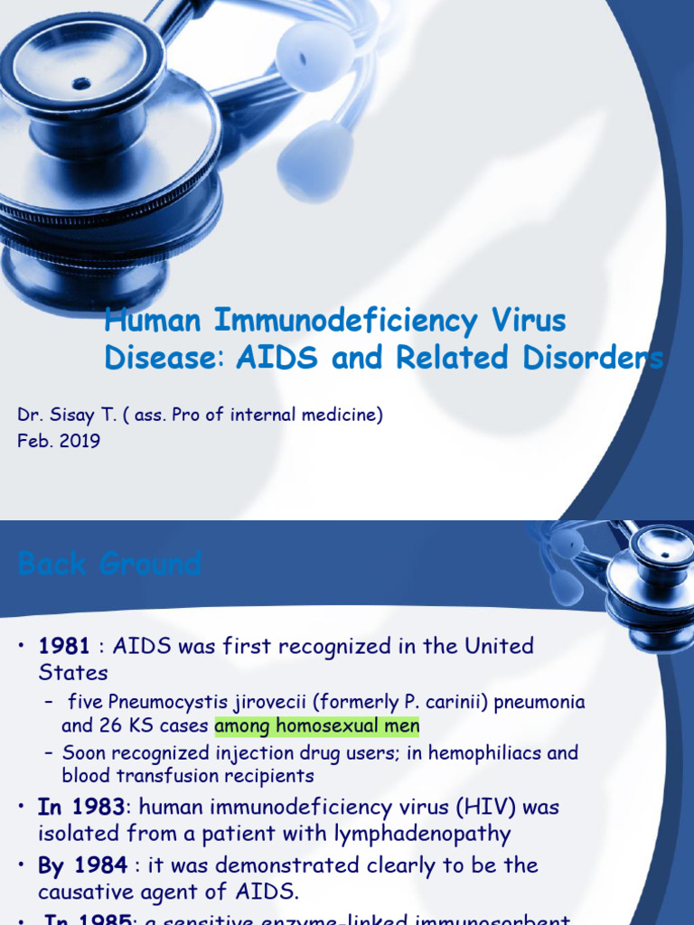 5.1) RVI by Sisay | PDF | Hiv/Aids | Pneumonia