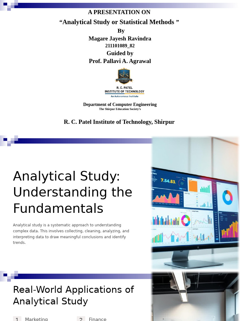 RM 82 211101089 Analytical Study Statistical Method | PDF | Data ...