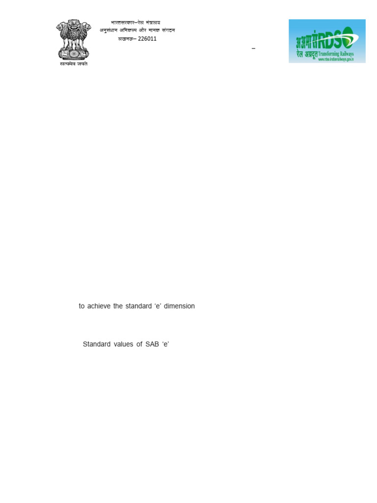 Pull Rod Length Variation Guidelines | PDF | Rail Transport