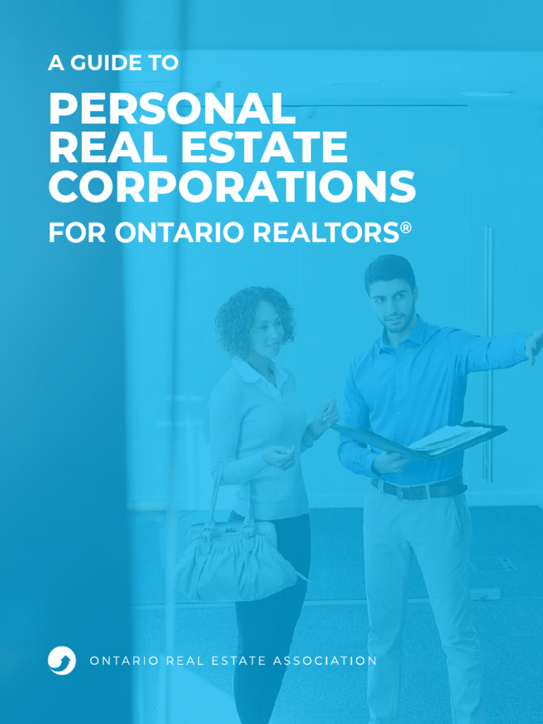 A Guide To Personal Real Estate Corporations For Ontario Realtors | PDF ...