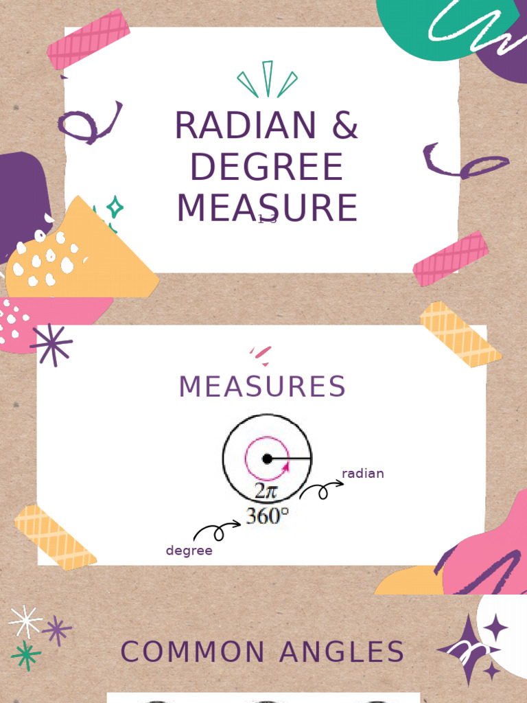 1.3 Radians and Degree | PDF
