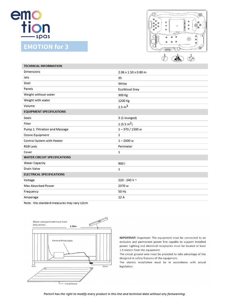 Emotion 3 - Techincal Sheet | PDF