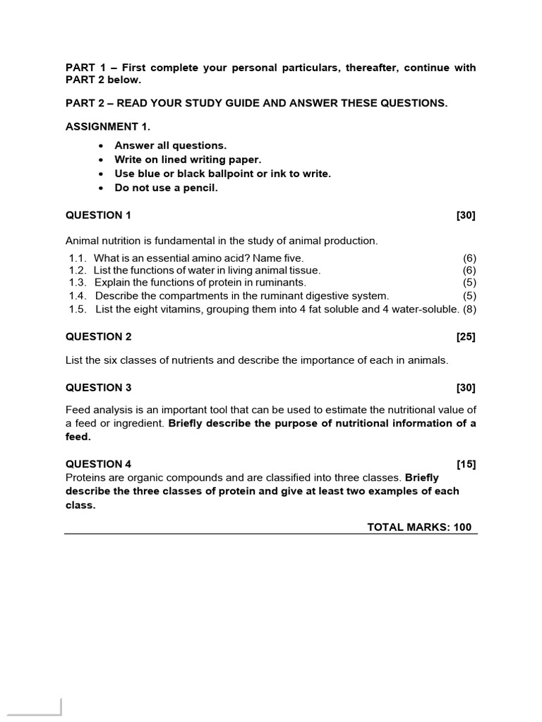 Asa2605 Compulsory Assignment 1 2024 | PDF