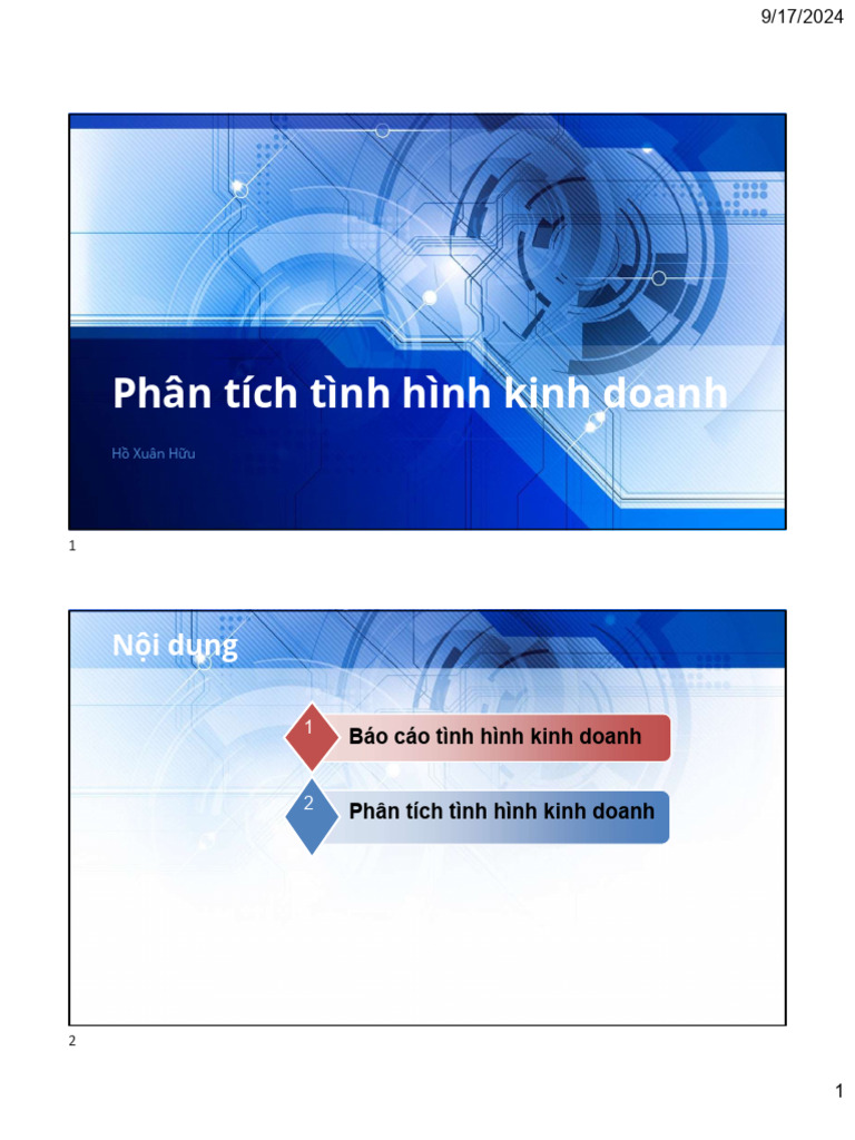 ch3 - Phan Tich Tinh Hinh Kinh Doanh | PDF ch3 - Phan Tich Tinh Hinh Kinh Doanh | PDF