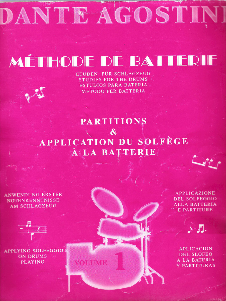 Dante Agostini Volume 1 Methode de Batterie | PDF