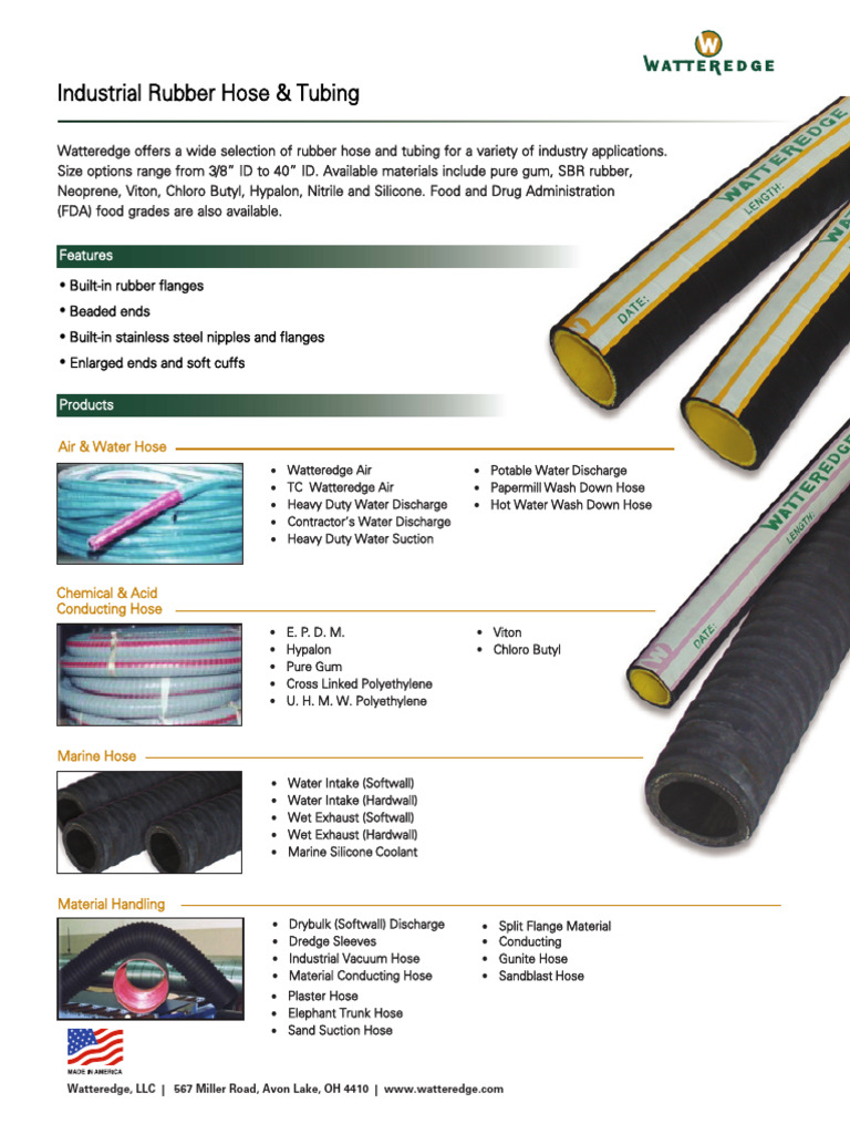 Chloro Butyl Tubing Specifications | PDF | Hose | Water
