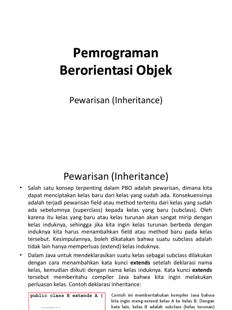 PBO Inheritance | PDF