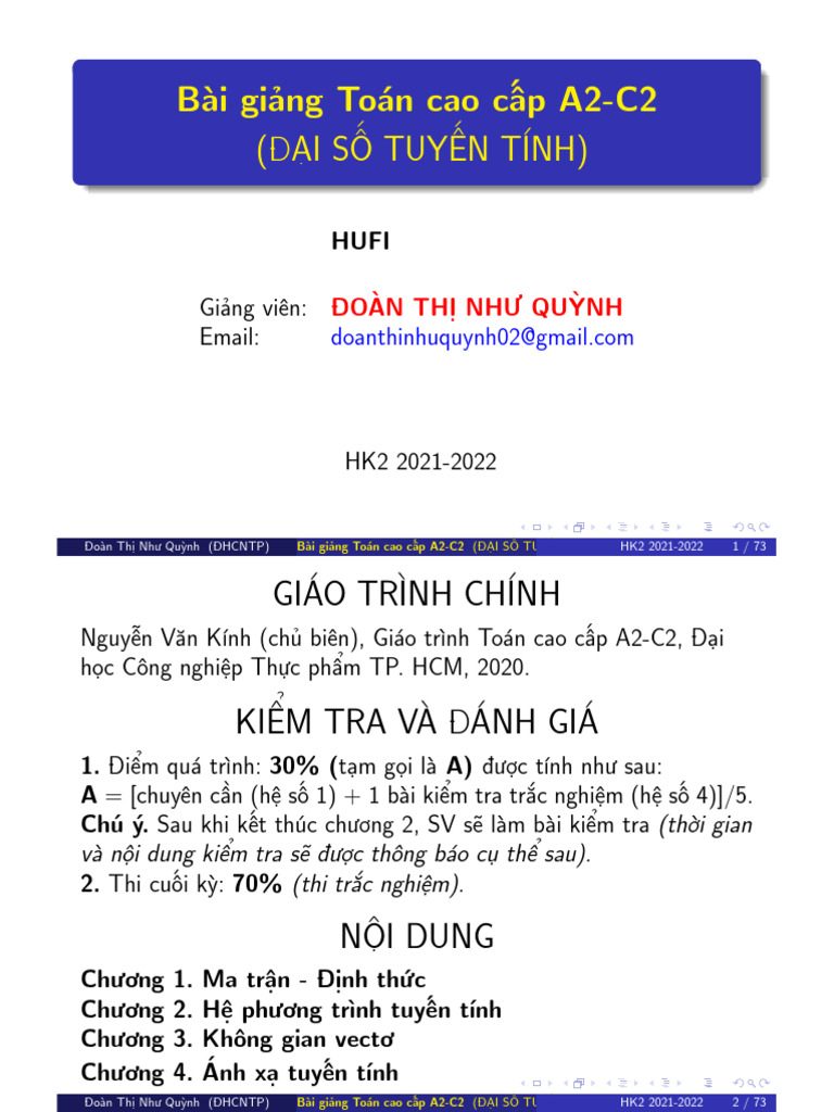 Bai Giang A2C2online SV Ch1 Update | PDF