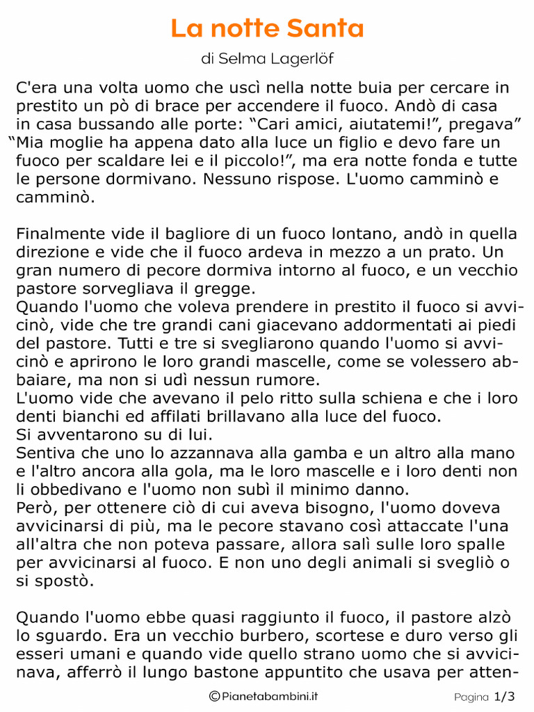 La Notte Santa | PDF