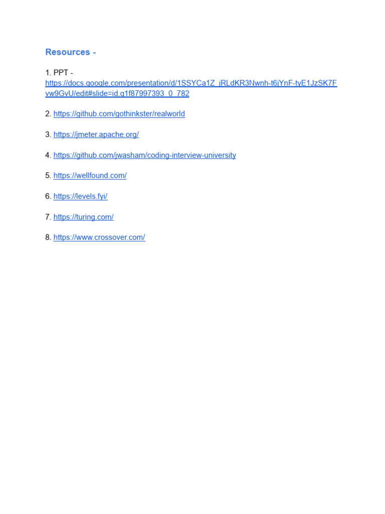 Resources - SDE Abroad | PDF