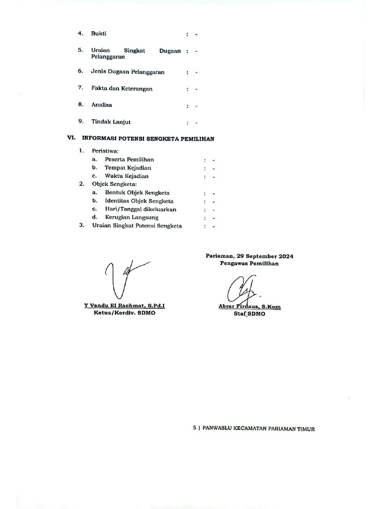 Form A 29 Sept | PDF