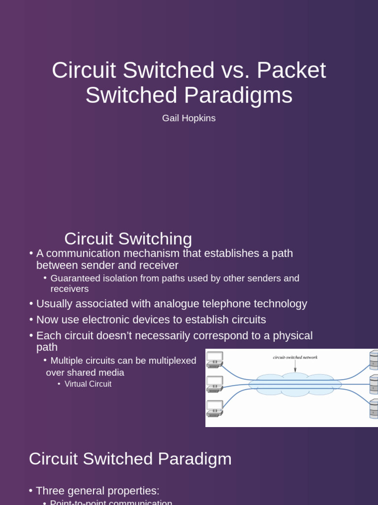 Circuit vs. Packet Switching Explained | PDF | Computer Network | Network Topology