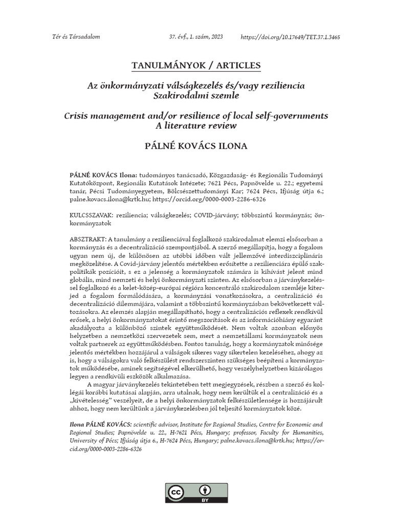 Reziliencia 01-3465 | PDF