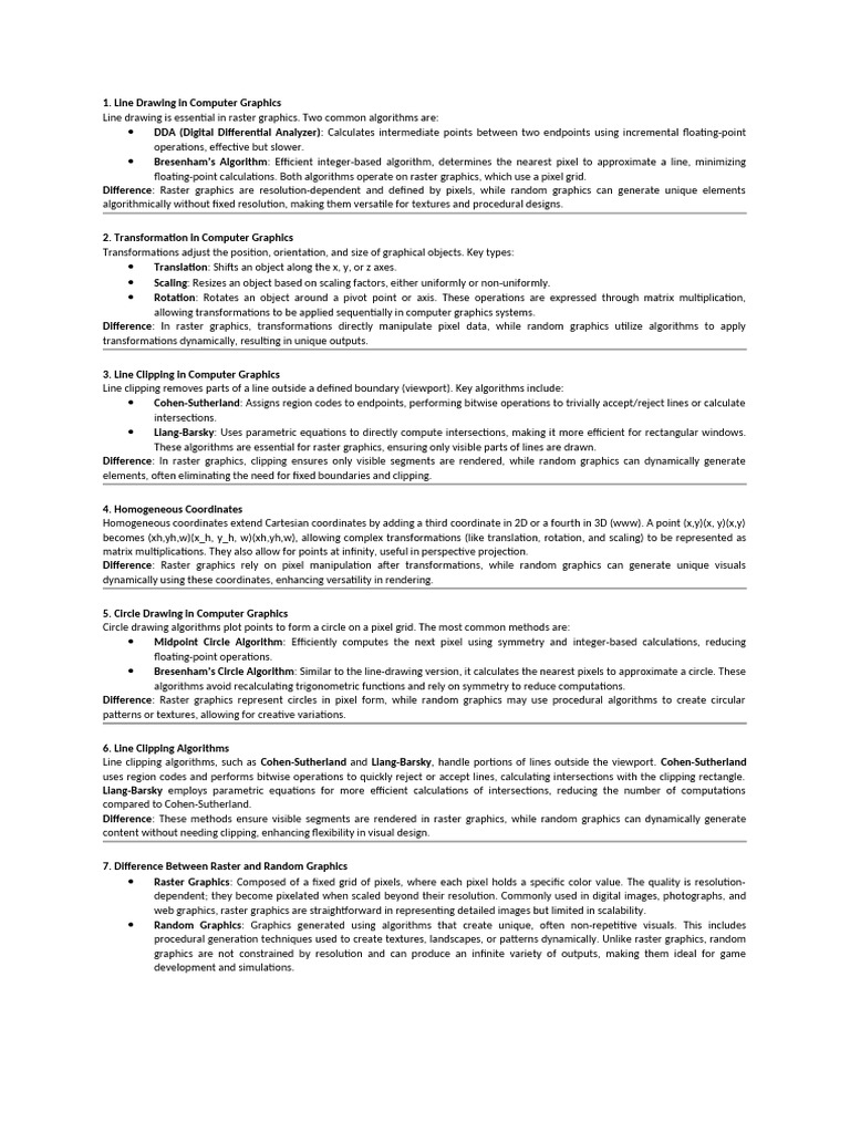 CG | PDF | Texture Mapping | Rendering (Computer Graphics)