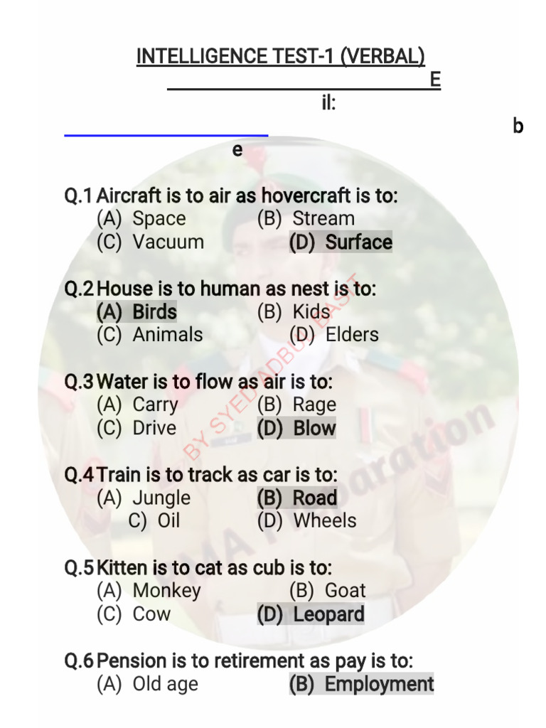 Verbal 4th PDF by Syed Abdul Basit | PDF