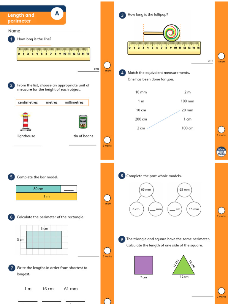 Understanding Length and Perimeter Concepts | PDF | Length | Distance