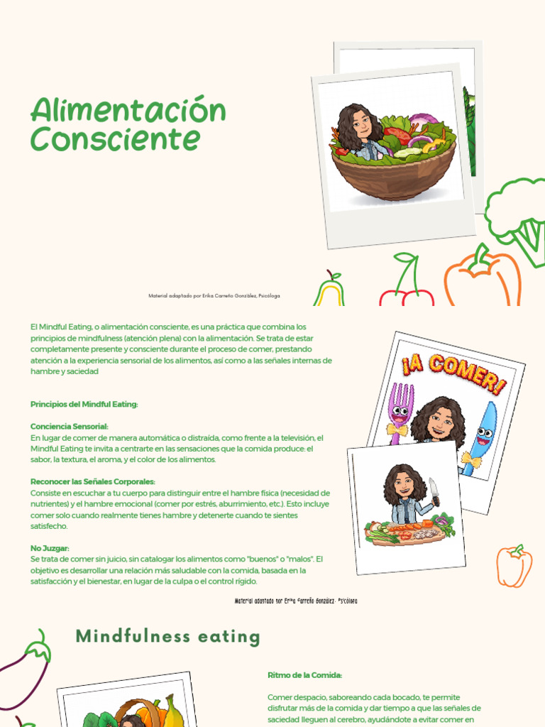 Alimentación Consciente y Mindfulness | PDF | Alimentos | Las emociones