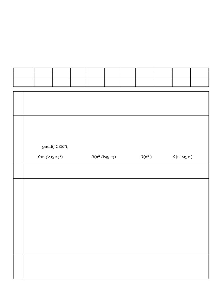 Ucs301 Quiz 1 With Solutions Pdf Queue Abstract Data Type Pointer Computer Programming