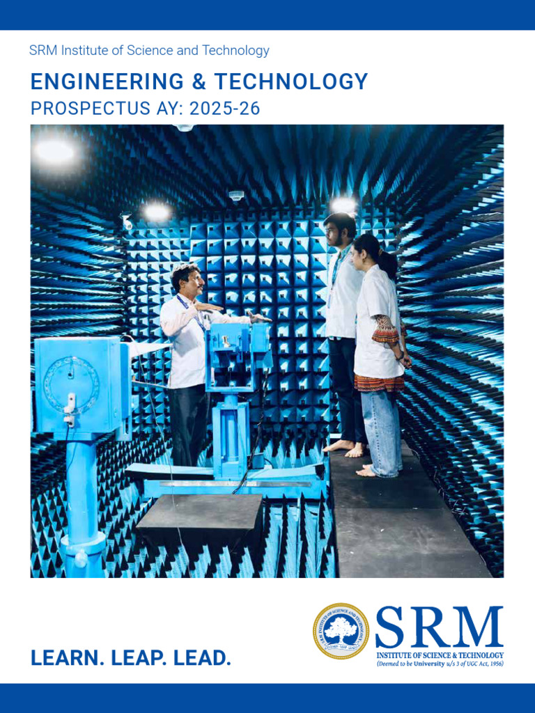 Engineering and Technology 2025 26 Prospectus | PDF | Biomedical Engineering | Engineering