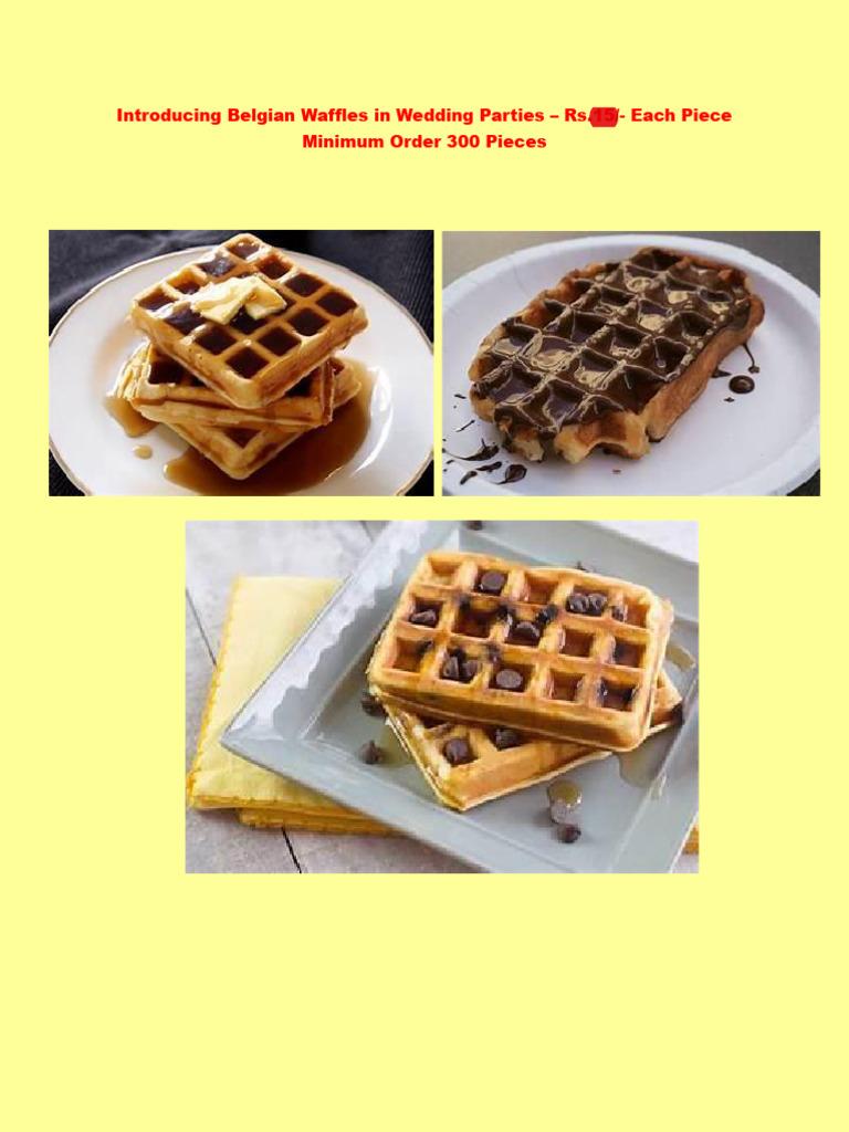 Waffles | PDF