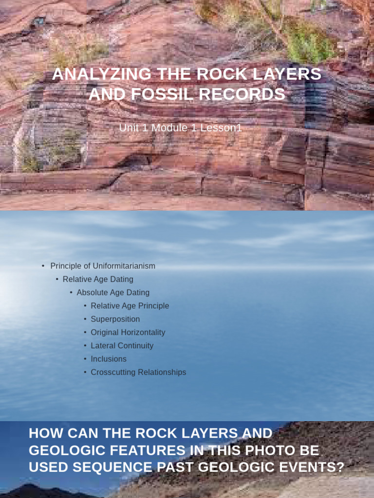 Analyzing The Rock Layers and Fossil Records | PDF | Social Science | Art
