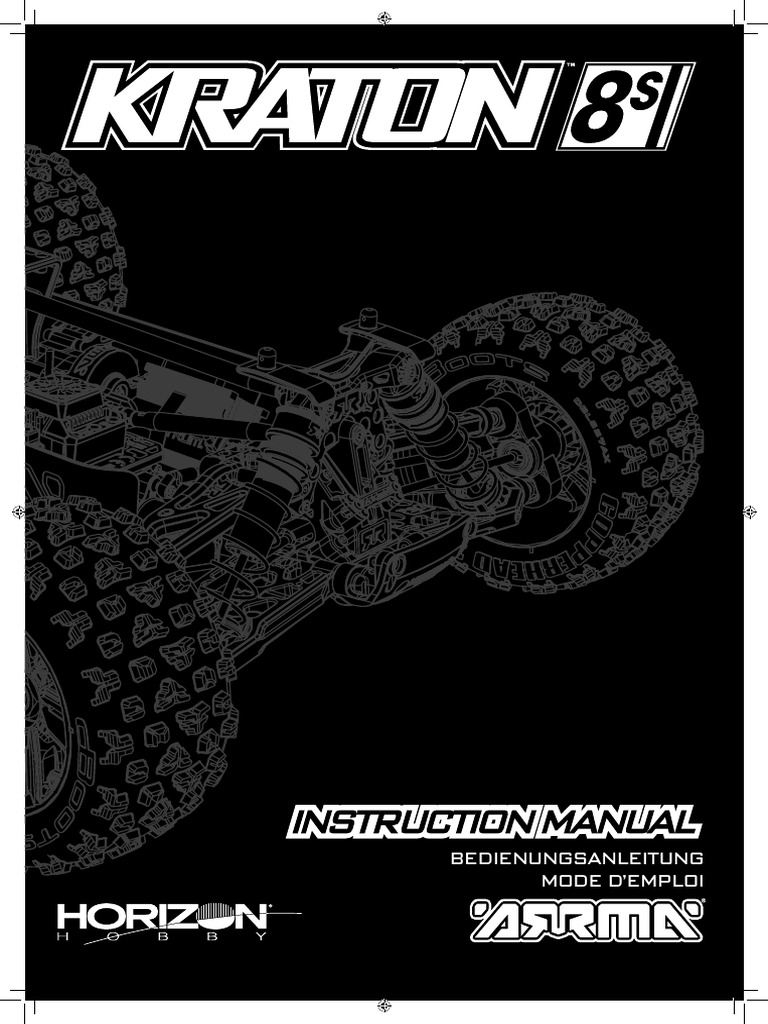 Arrma Kraton 8s | PDF | Vehicles | Bearing (Mechanical)