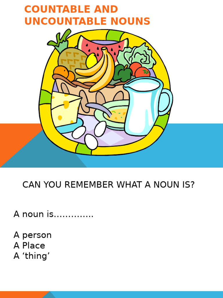 Countable and Uncountable Nouns Fun Activities Games Picture ...