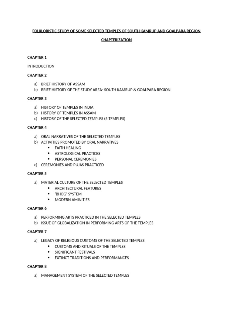 CHAPTERIZATION | PDF