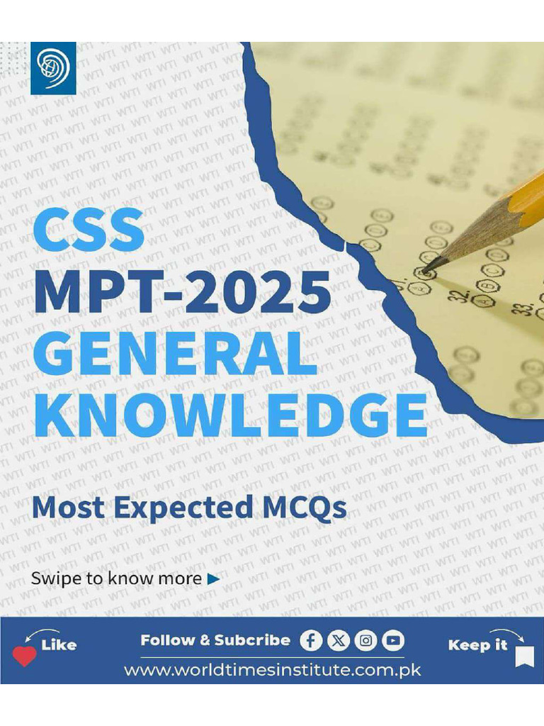 GK Wti MPT Prep. | PDF