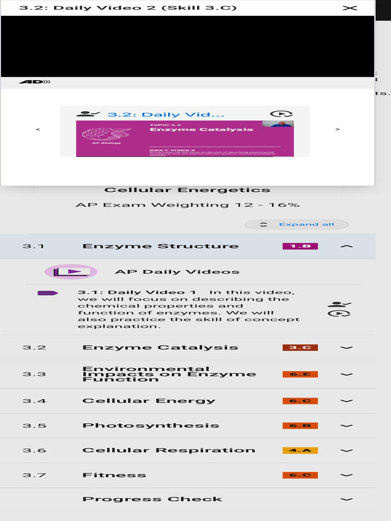 AP Biology Unit 3 Course Guide | PDF