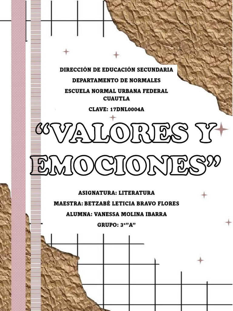 Valores y Emociones | PDF | Ciencias sociales | Ficción general