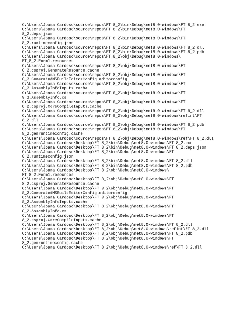 FT 8 - 2.csproj - FileListAbsolute | PDF | Microsoft Windows | Computing