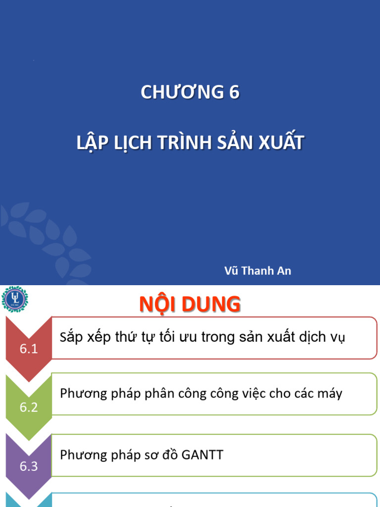 QTSX C6 Lap Lich Trinh San Xuat | PDF