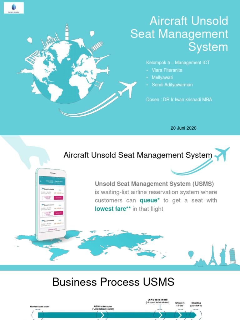 Aircraft Unsold Seat Management System | PDF
