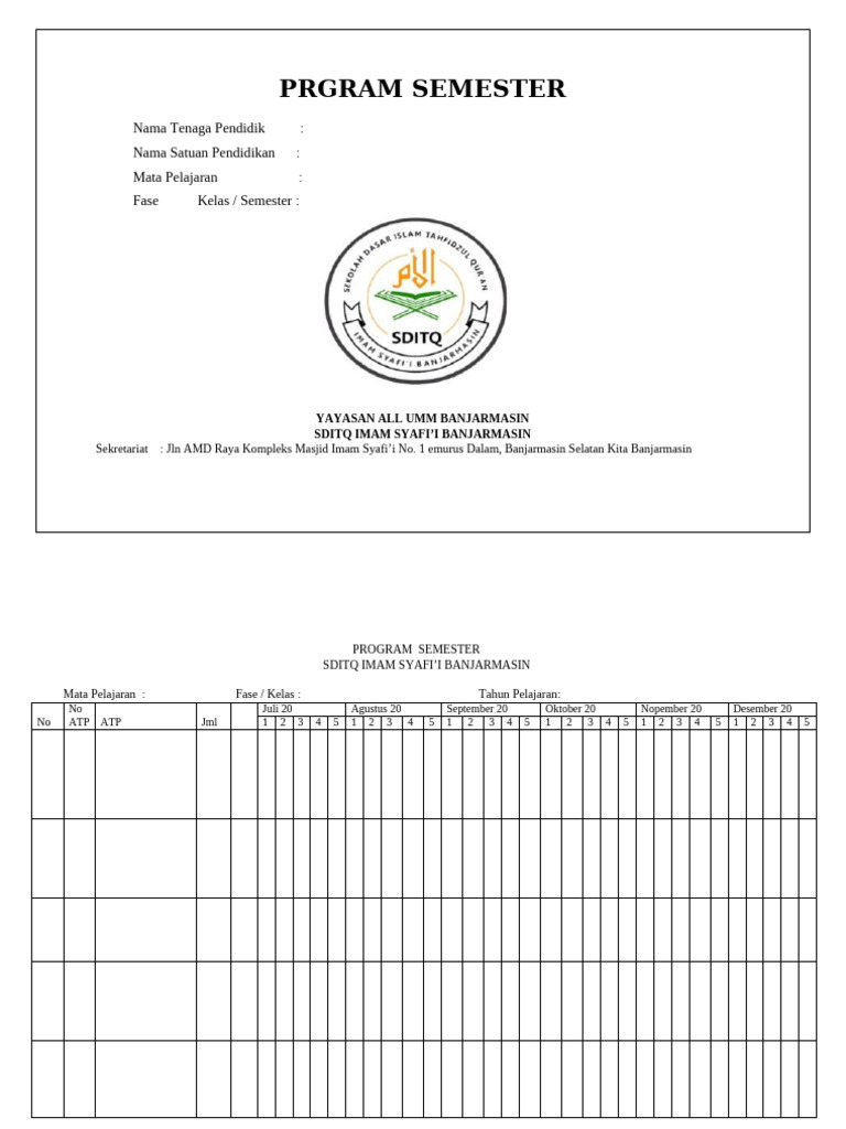 Frmat Promes Kurnas 2024 | PDF