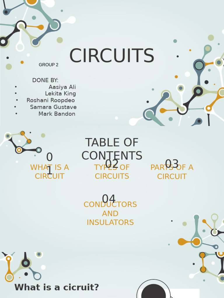 Inte Presentation Group 2 | PDF | Series And Parallel Circuits | Electrical Conductor