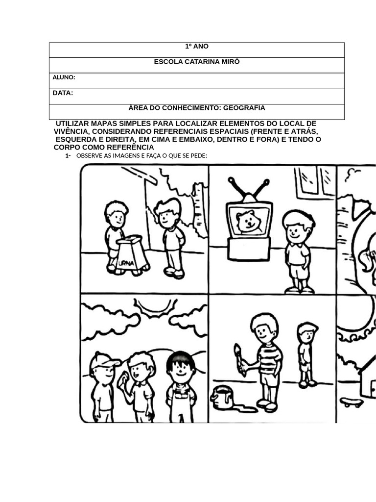 1º Ano1 Ge 23 | PDF