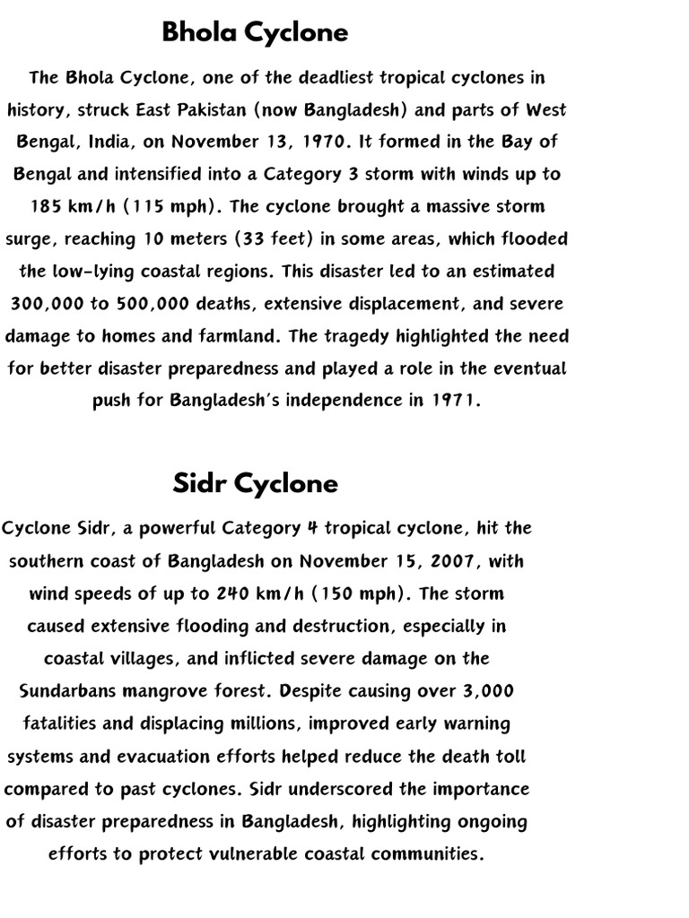 Bhola Cyclone | PDF | Tropical Cyclones | Storm Surge