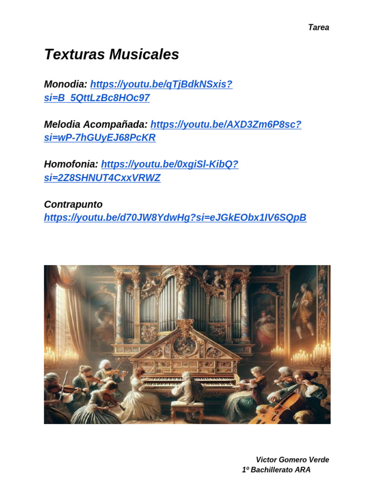 Texturas Musicales ARA | PDF